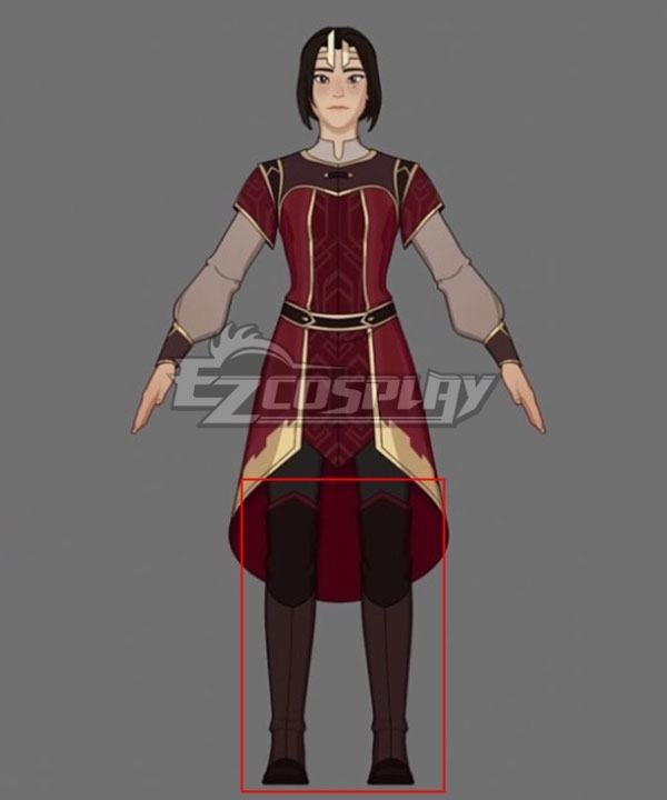 The Dragon Prince Queen Sarai Brown Shoes Cosplay Boots