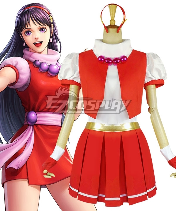 The King Of Fighters 97 KOF97 Athena Asamiya Cosplay Costume