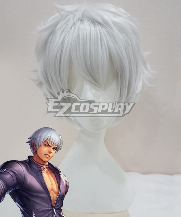 The King of Fighters K' K Dash Silver Cosplay Wig