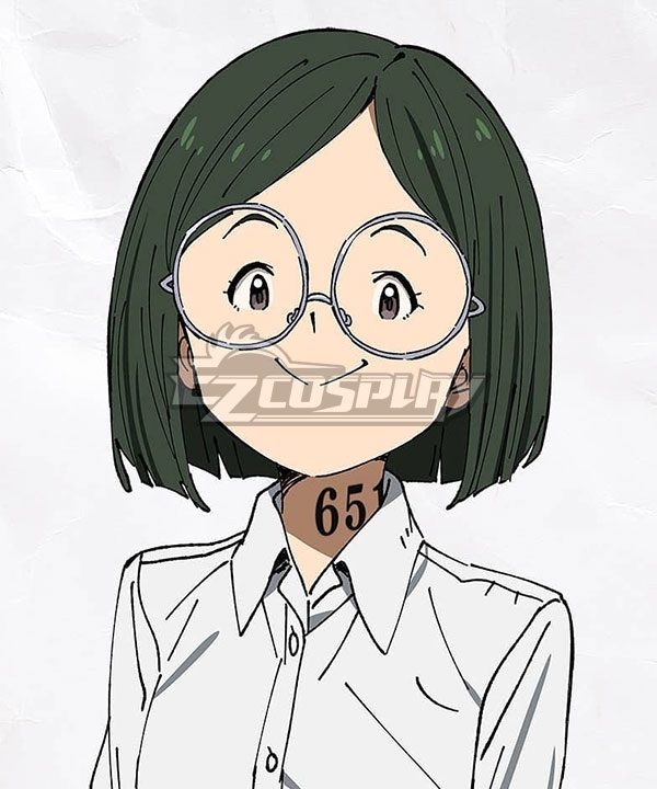 The Promised Neverland Gilda Dark Green Cosplay Wig