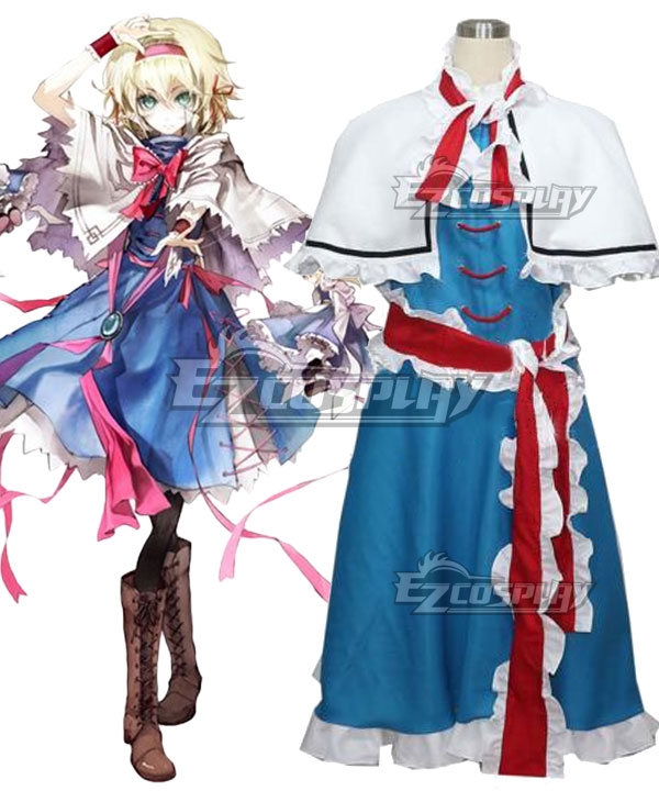 Touhou Project Koumajou Densetsu Alice Cosplay Costume