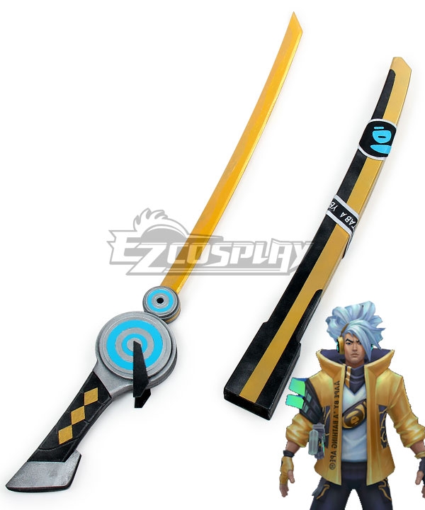 League of Legends LOL True Damage Yasuo Prestige Edition Sword Cosplay ...