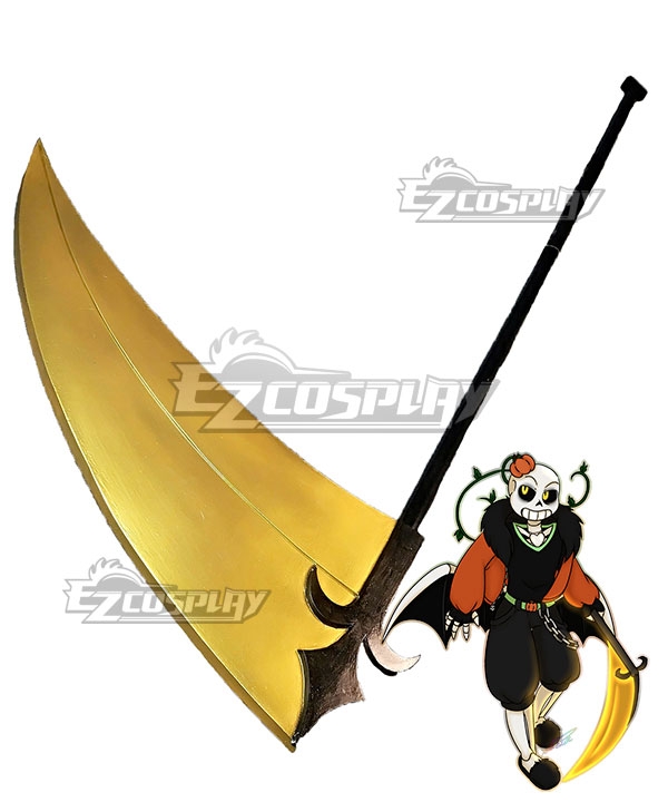 Undertale AU Pumpkin Tale Punpkin Sans Cosplay Weapon Prop