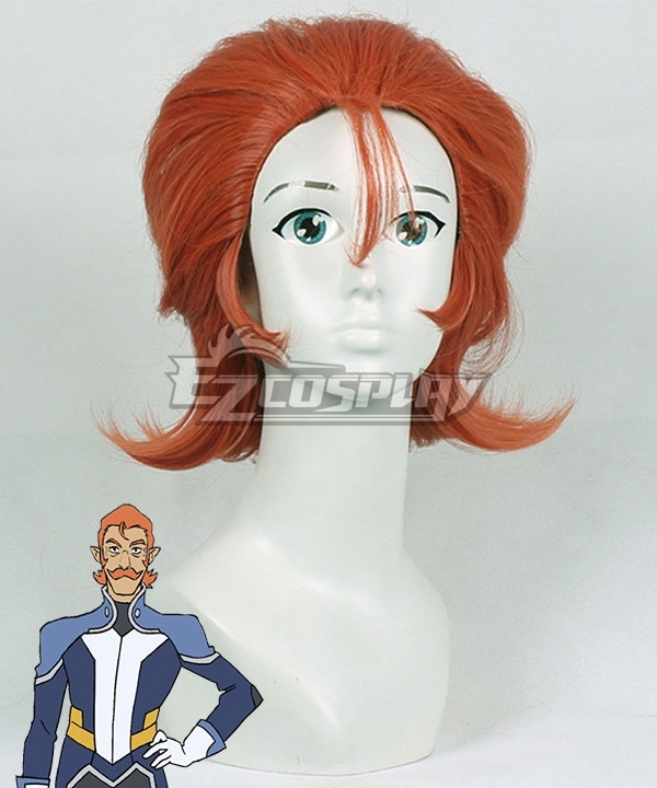 Voltron: Legendary Defender Coran Red Brown Cosplay Wig