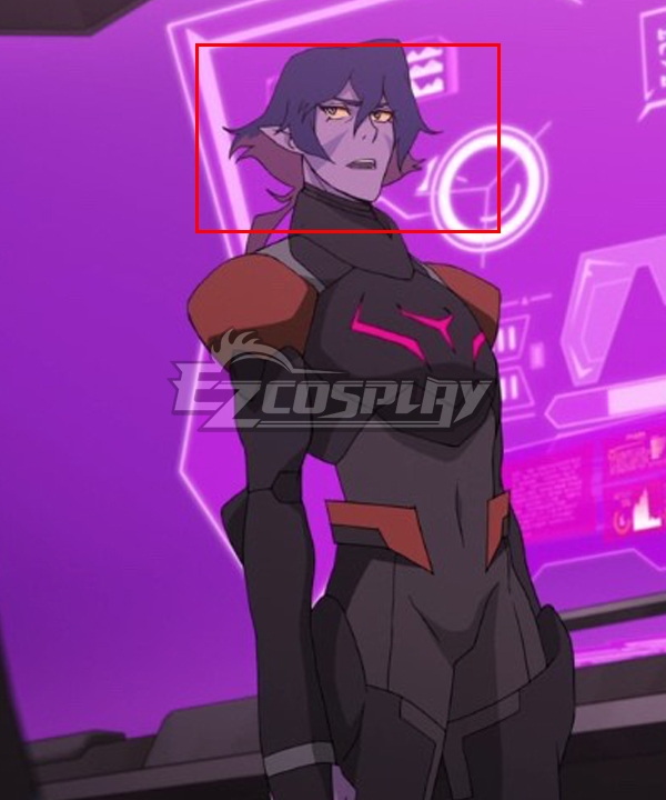 Voltron Legendary Defenders Netflix Krolia Purple Pink Cosplay Wig