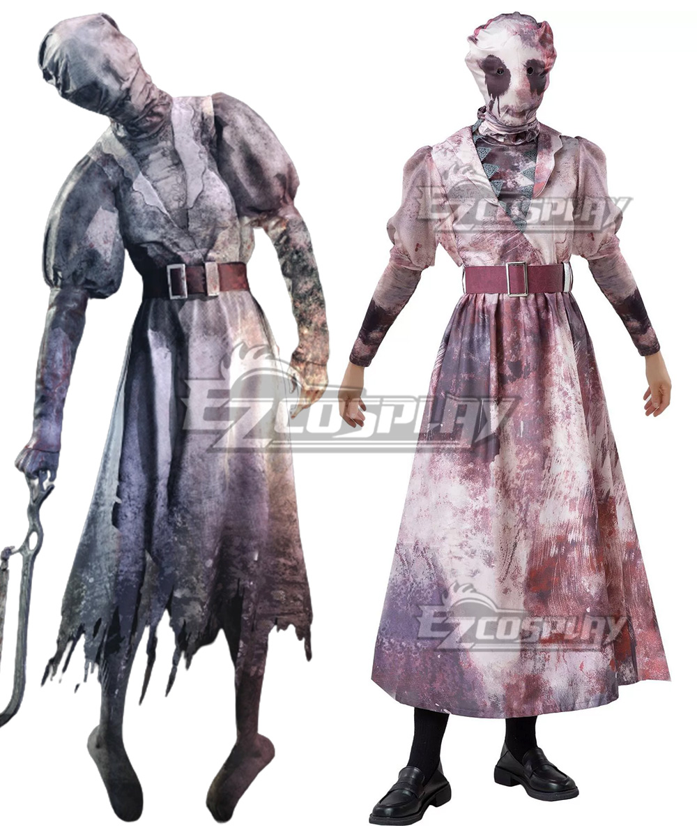 Dead by Daylight The Nurse Sally Smithson Blood White Dress Cosplay Costume