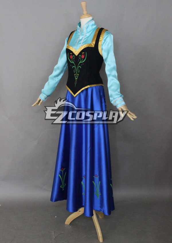 Anna Frozen Blue Dress