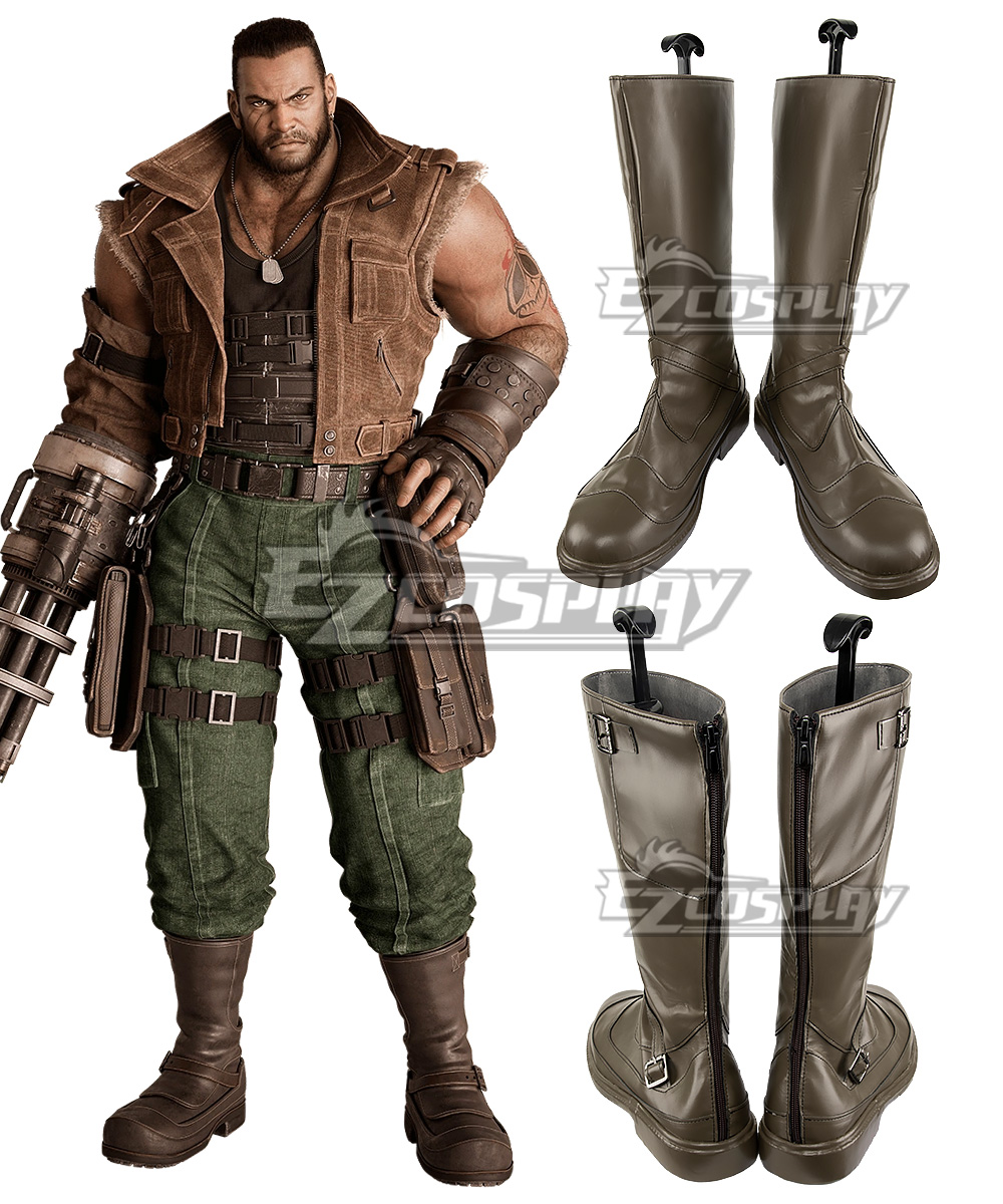 Cosplay De Final Fantasy 7 Barrett FF7 Remake Character Stats