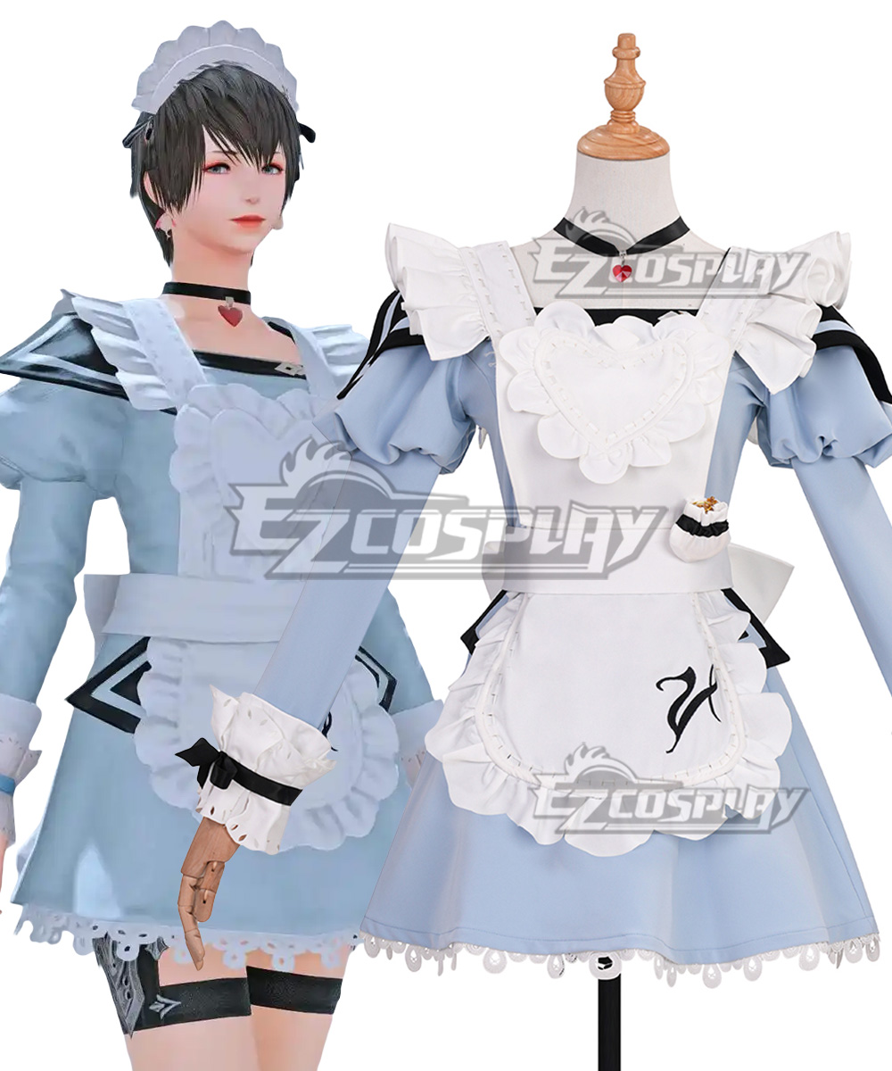 Final Fantasy XIV FF14 Valentione Apron Dress‌ Cosplay Costume