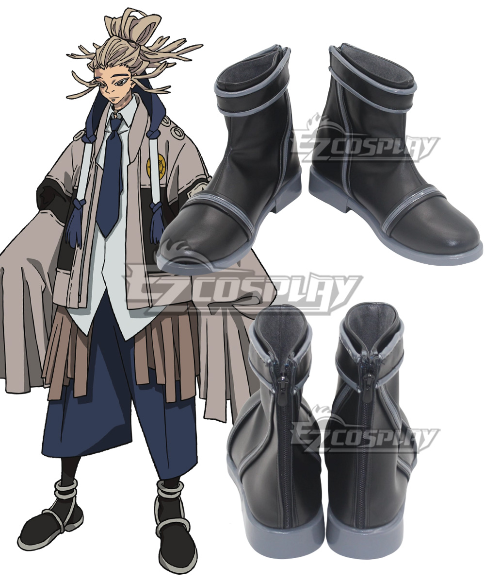 GACHI AKUTA GACHIAKUTA Tamsy Caines Black Cosplay Shoes