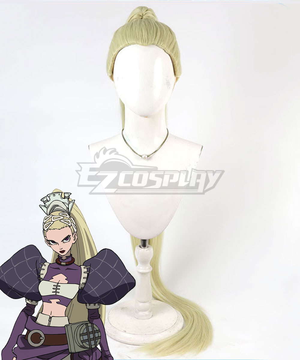 Gachiakuta Noerde Hew Amozo Golden Cosplay Wig