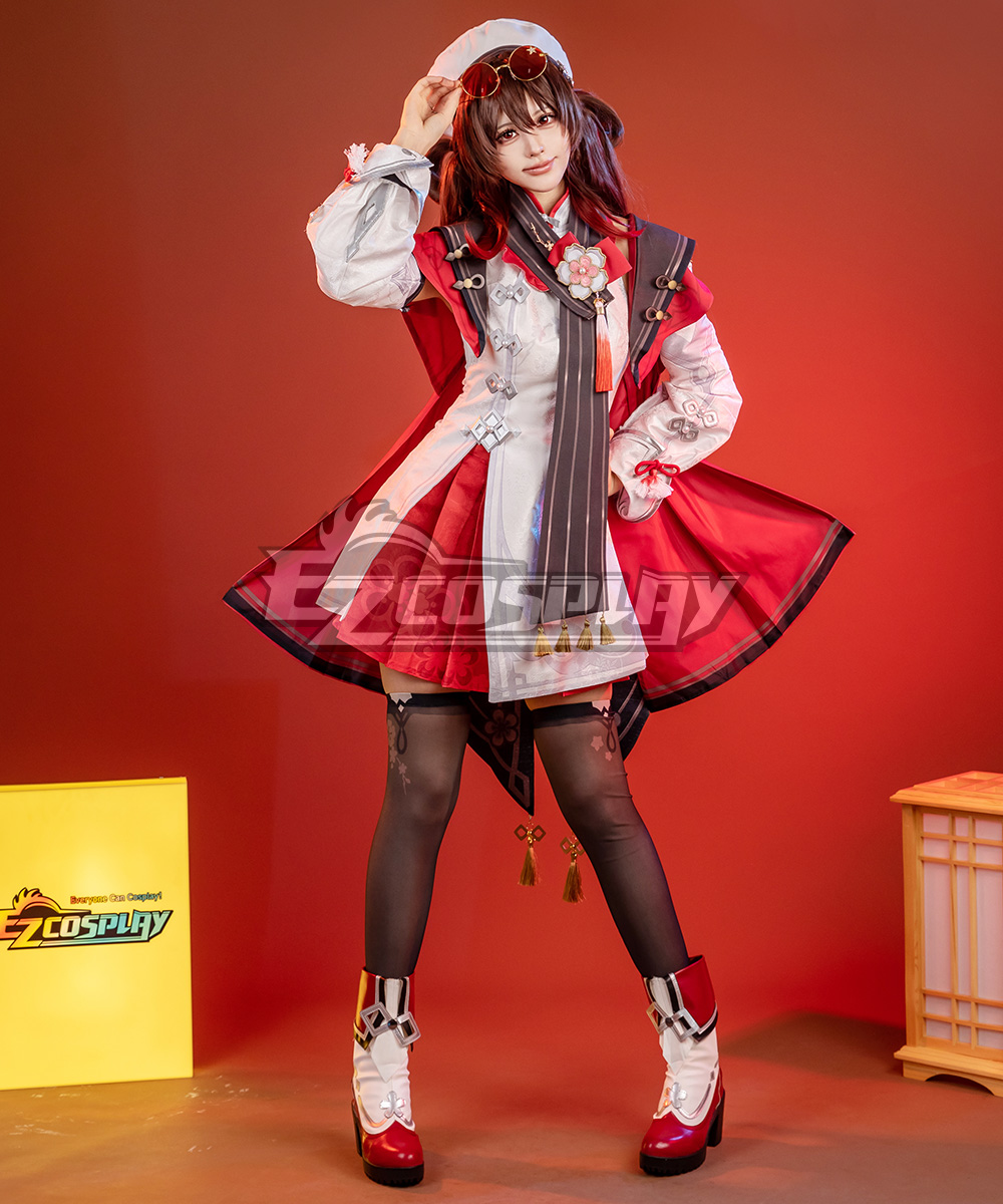 Genshin Impact Lantern Rite 5.3 Version Hu Tao New Skin Cosplay Costume
