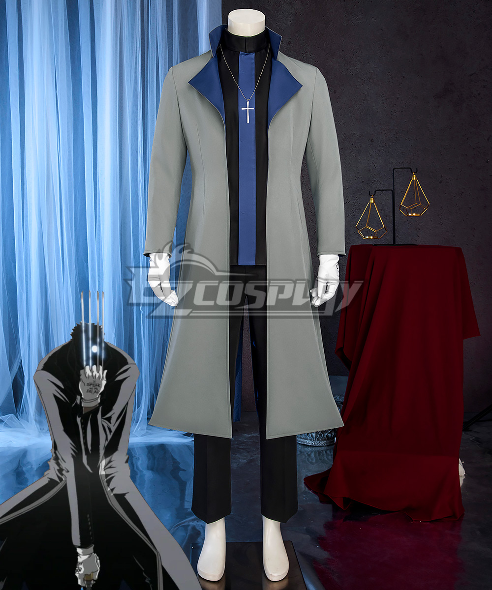 Hellsing Ova Father Anderson Cosplay Costume