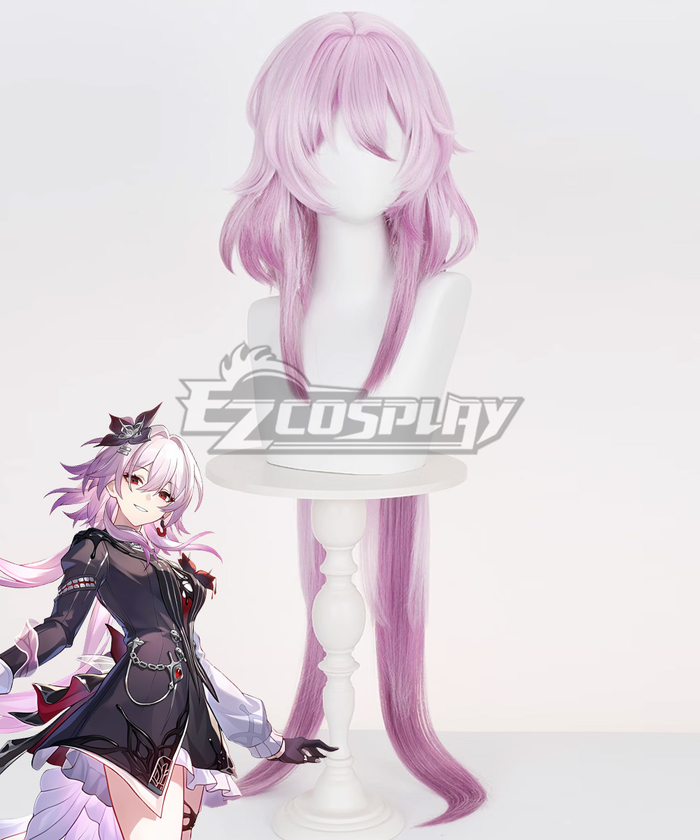 Honkai Star Rail Evernight Pink Cosplay Wig