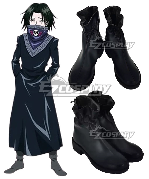 Hunter×Hunter Feitan Black Cosplay Shoes