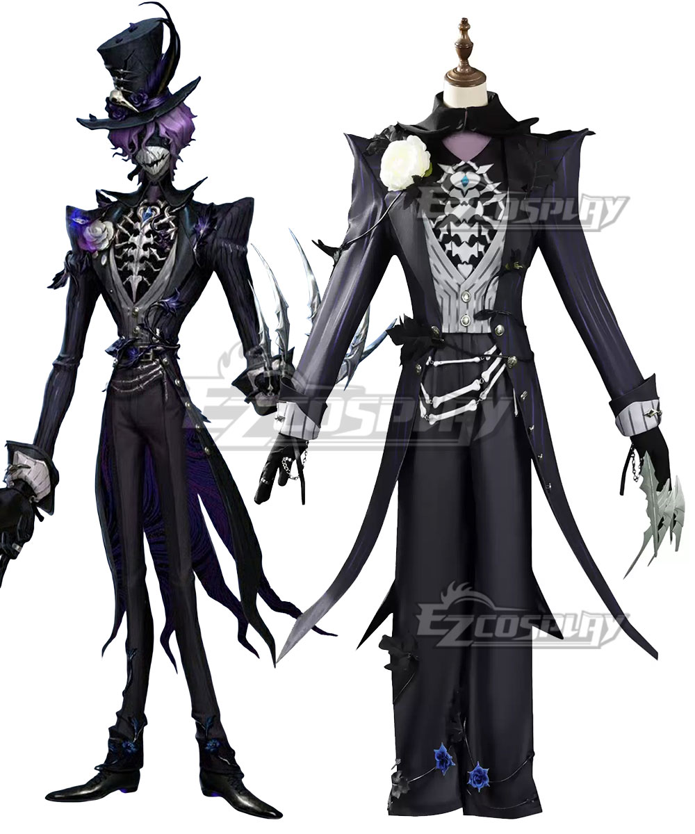 Identity V The Ripper Jack Black Bones Cosplay Costume