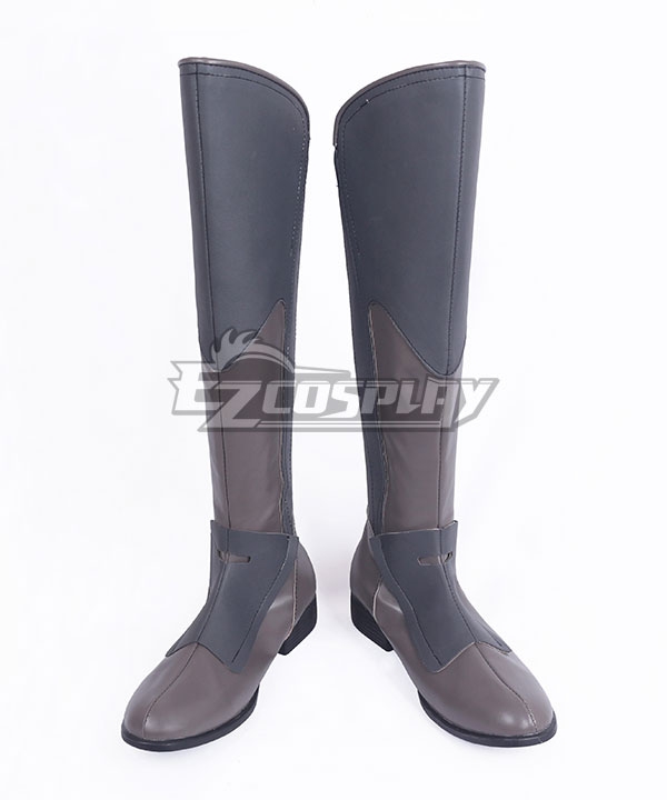 gray cosplay boots