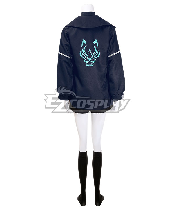 Karmozijnrode Akali Cosplay