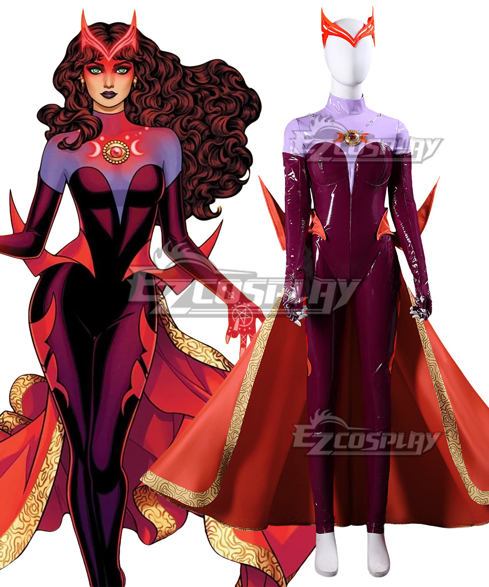 Marvel Comics The new Sorcerer Supreme Scarlet Witch Cosplay Costume