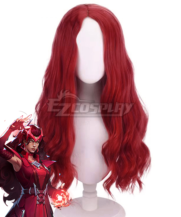 Marvel Rivals Scarlet Witch Cosplay Wig