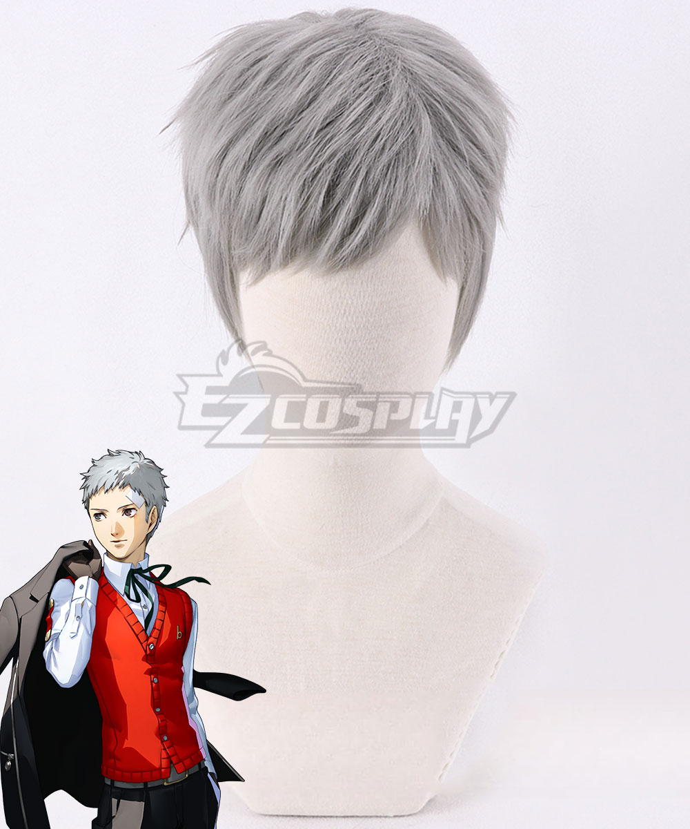 Persona 3 Reload P3R Akihiko Sanada Silver Cosplay Wig