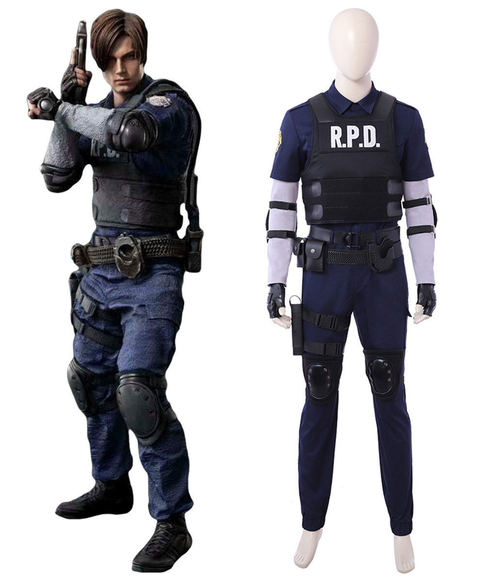 RE 2 RE2 Leon Cosplay Costume