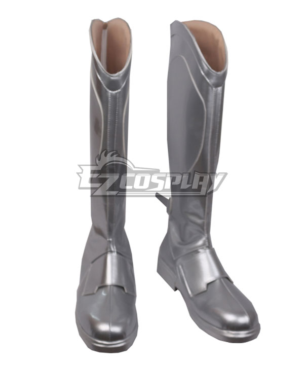 gray cosplay boots