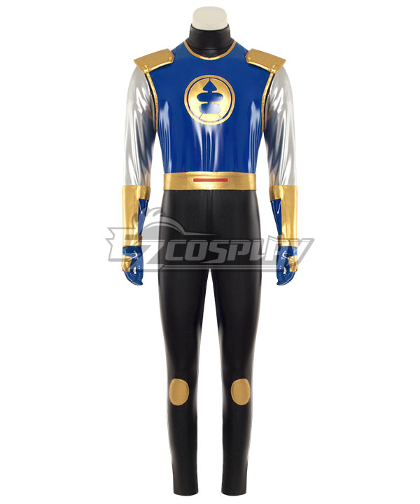 Power Rangers Ninja Storm Navy Thunder Ranger 2002 Bandai Power