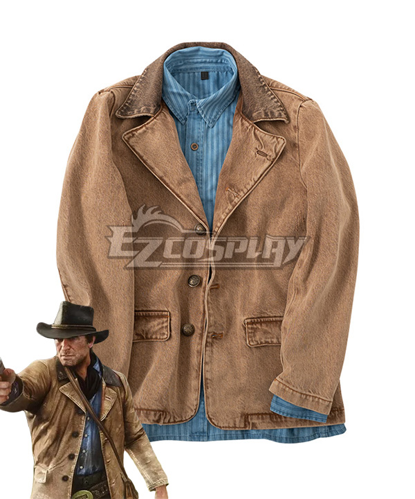 Red Dead: Redemption 2 Arthur Morgan Only Brown Jacket Cosplay Costume