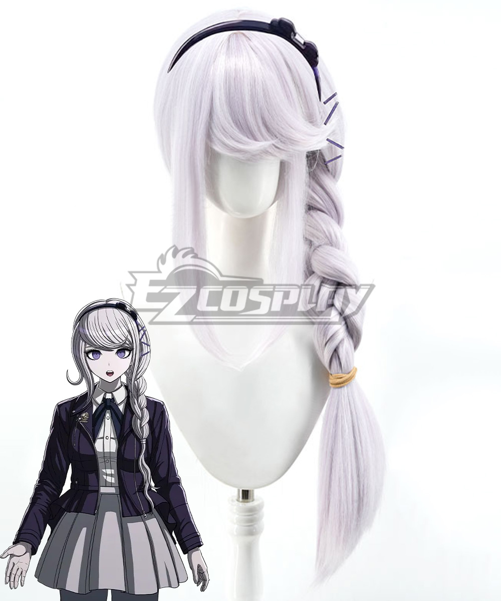 The Hundred Line -Last Defense Academy-Nozomi Kirifuji Silver Cosplay Wig