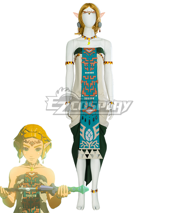 TLOZ: Tears of the Kingdom Princess (Zonai Dress) Cosplay Costume