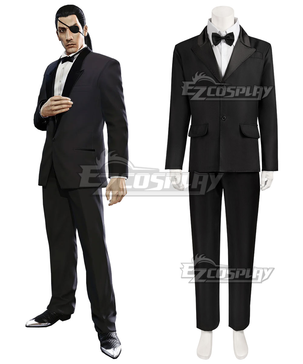 Yakuza Goro Majima Black Cosplay Costume