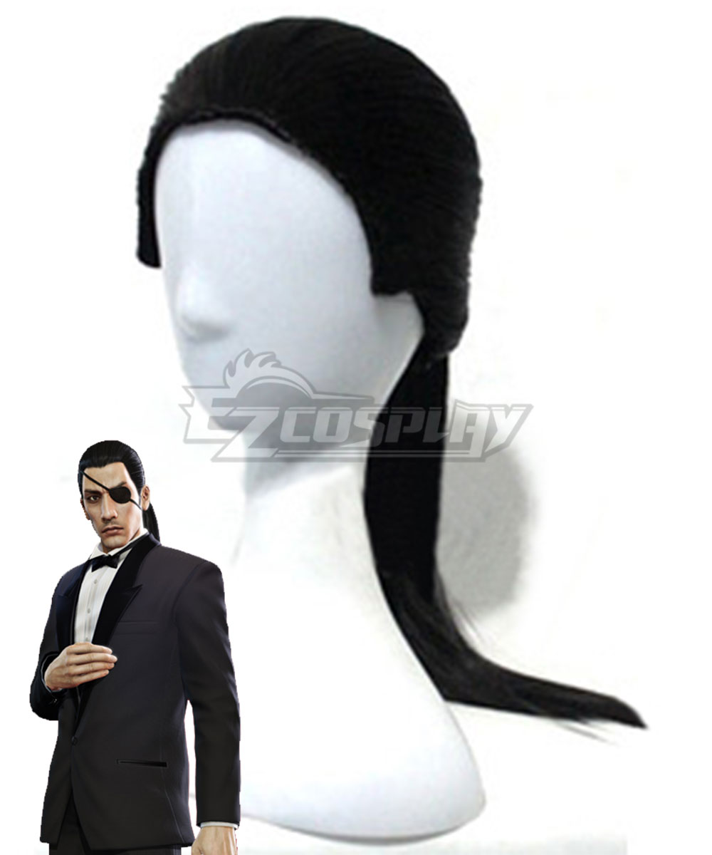 Yakuza Goro Majima Black Cosplay Wig